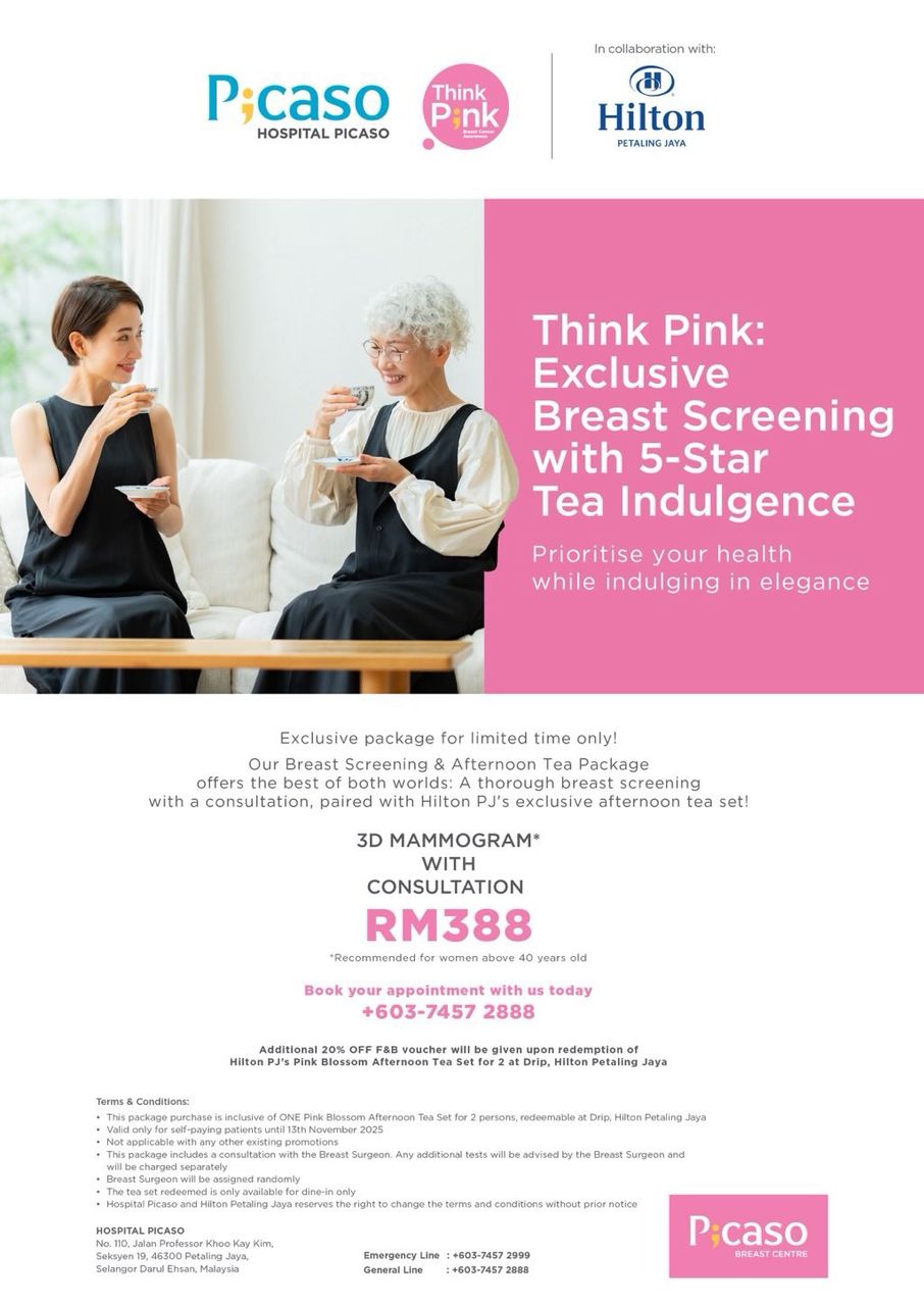 Think Pink with Hospital Picaso x Hilton PJ - Cancer Matters